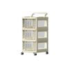 Multi-Layer Transparent Storage Rack for Kitchen & Bathroom, 42-76cm ...
