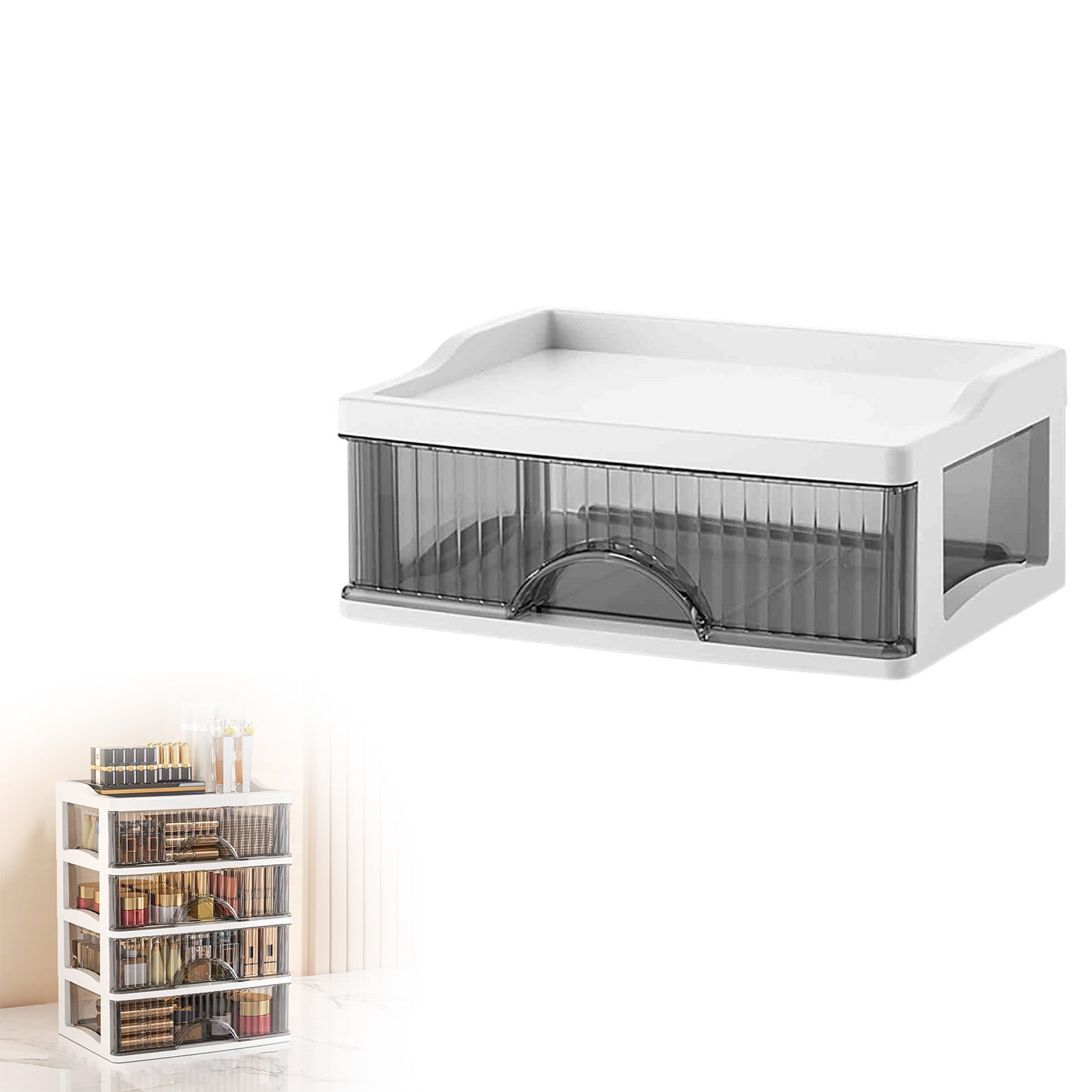 Multi Layered For Cosmetics. Transparent Design. Ideal For Dressing Table. Storage Box For ...