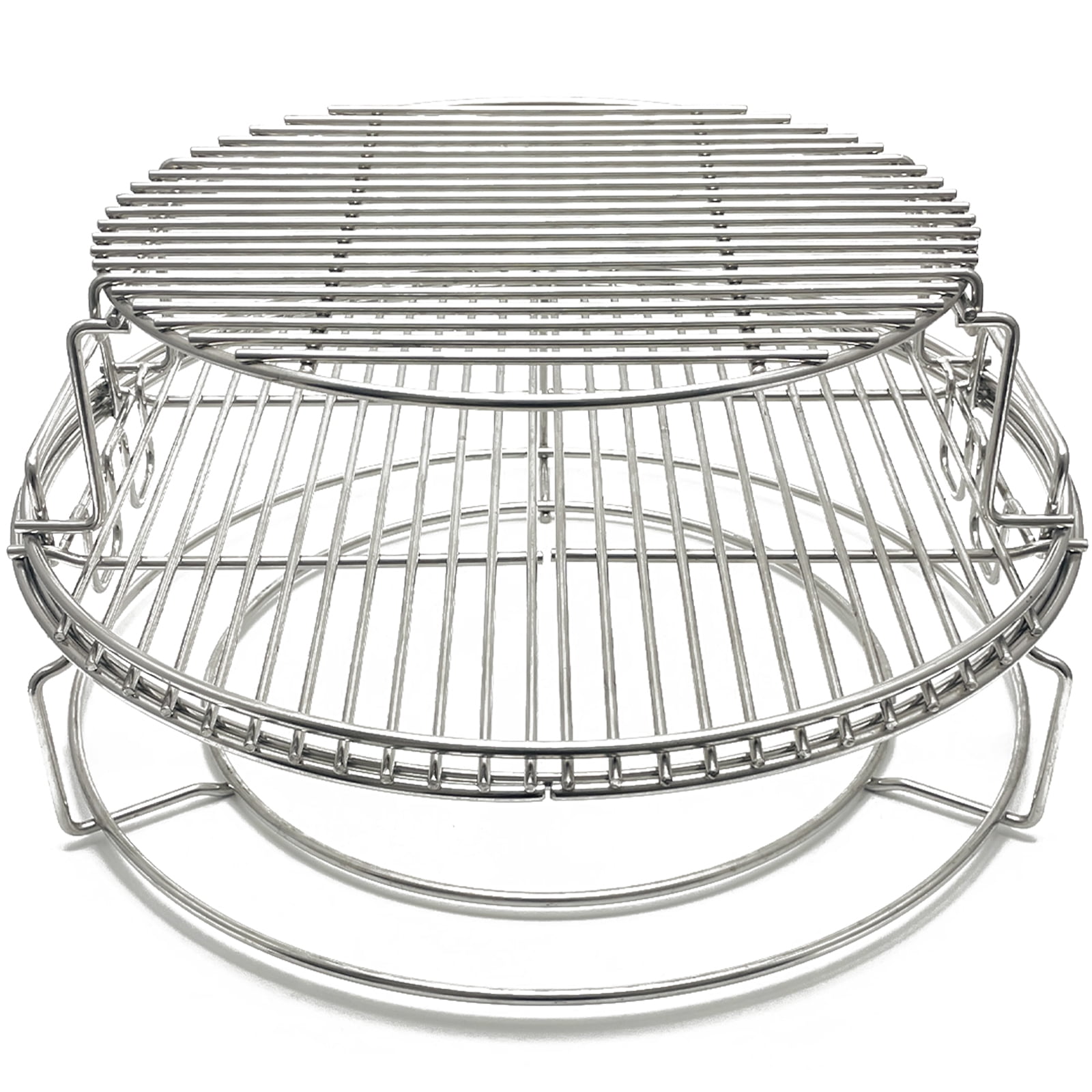 Multi-Level Base Rack Grill Cooking Grate Stack Rack for BGE, Big Green ...