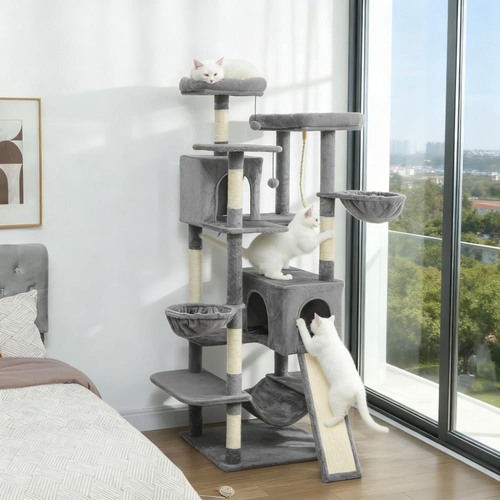 Multi-Level Cat Tower 69" Cat Tree - Walmart.com
