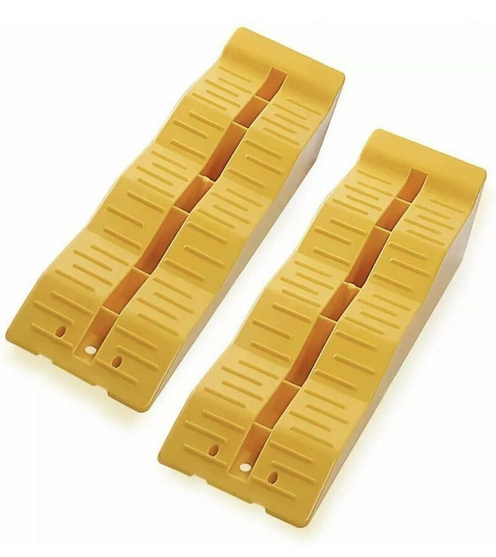 Multi-Level Ramp for Auto Service, Tire Chock Block for RV and Trailer ...