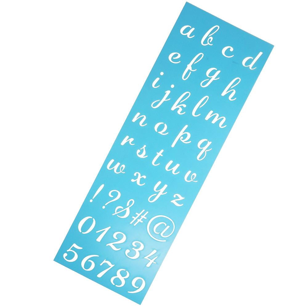 Multi-Media Laser Cut Fonts Script Stencil, 18-Inch - Walmart.com