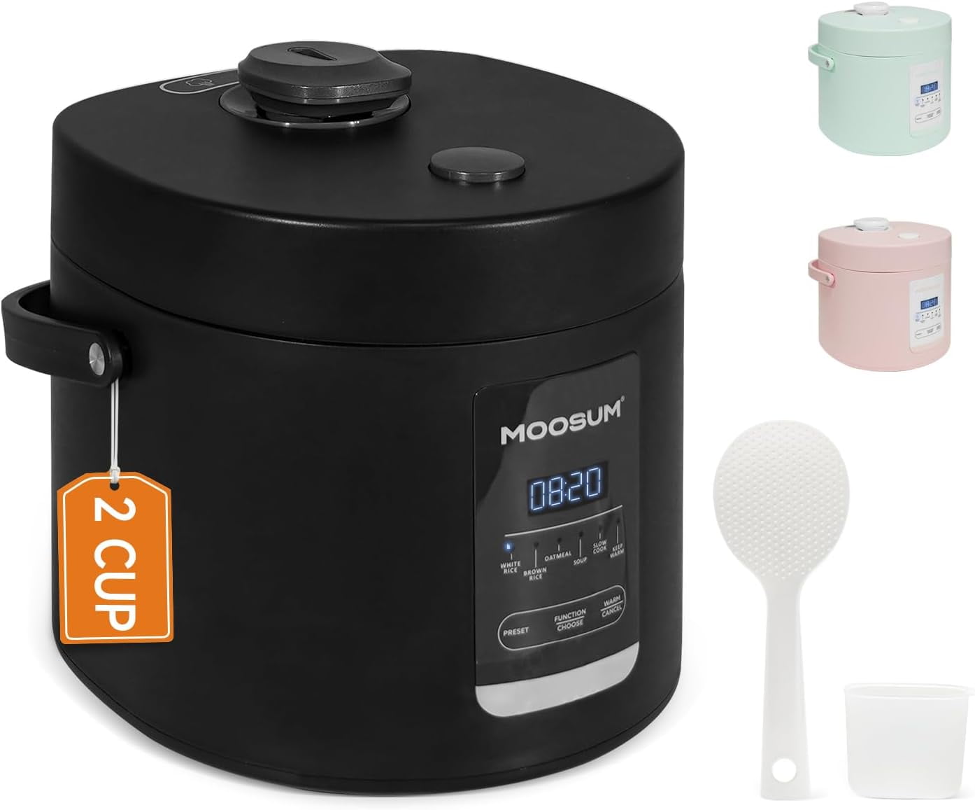 Multi Mini Rice Cooker 2-cups Uncooked (1.2L), Portable Small Japanese ...