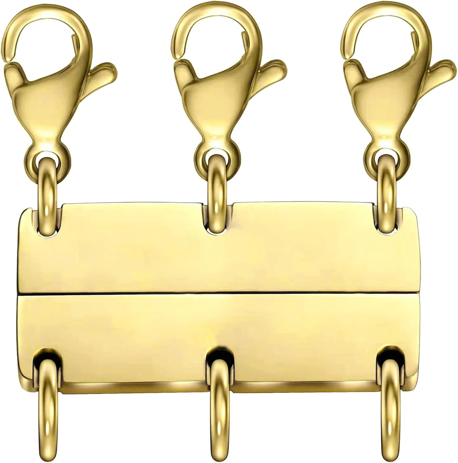 Multi Necklace Layering Clasps Magnetic Necklace Clasp,Gold and Silver ...