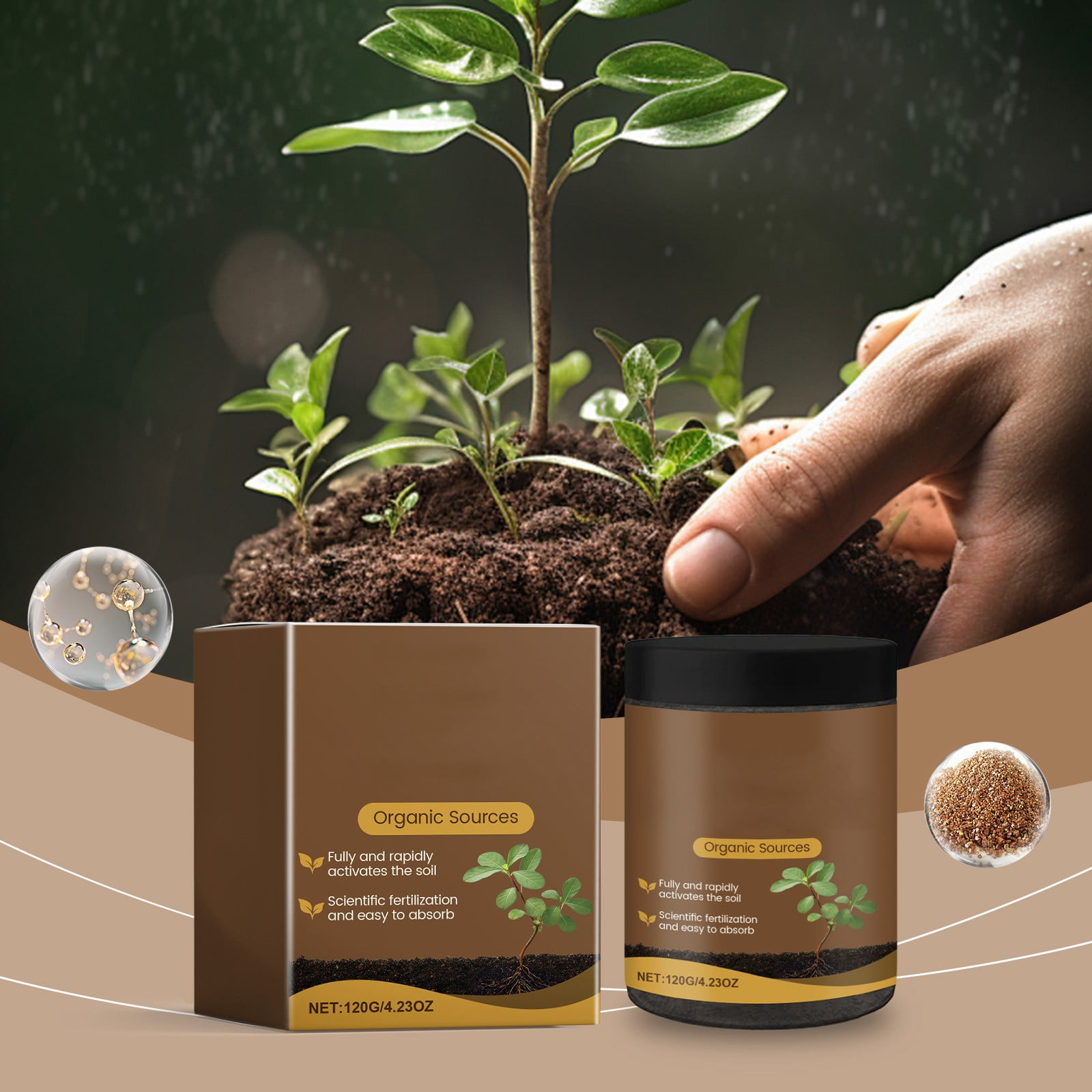 Multi Nutrient Soil Growth Powder General Purpose Promote And Seedlings ...