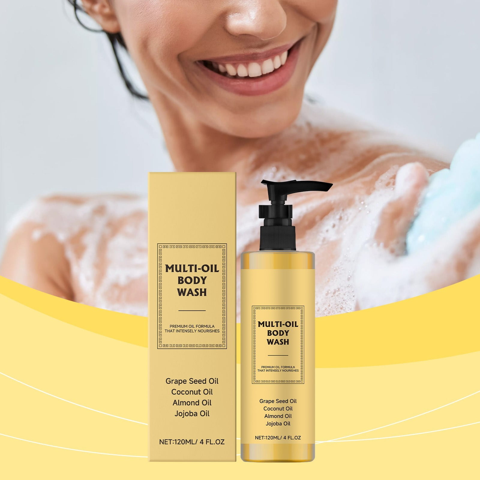 Multi-Oil Cleansing and Hydrating Shower Oil Body Wash for Women Oil-to ...