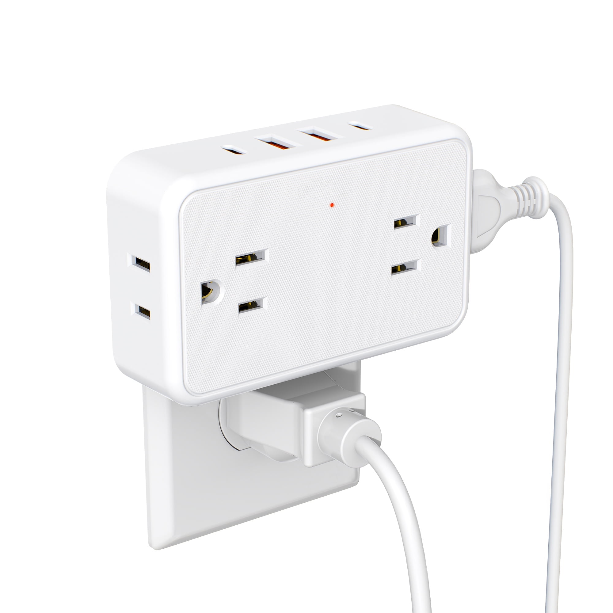 DEPOW Multi Outlet Extender, 4 Outlet Surge Protector with 4 AC and 4 ...