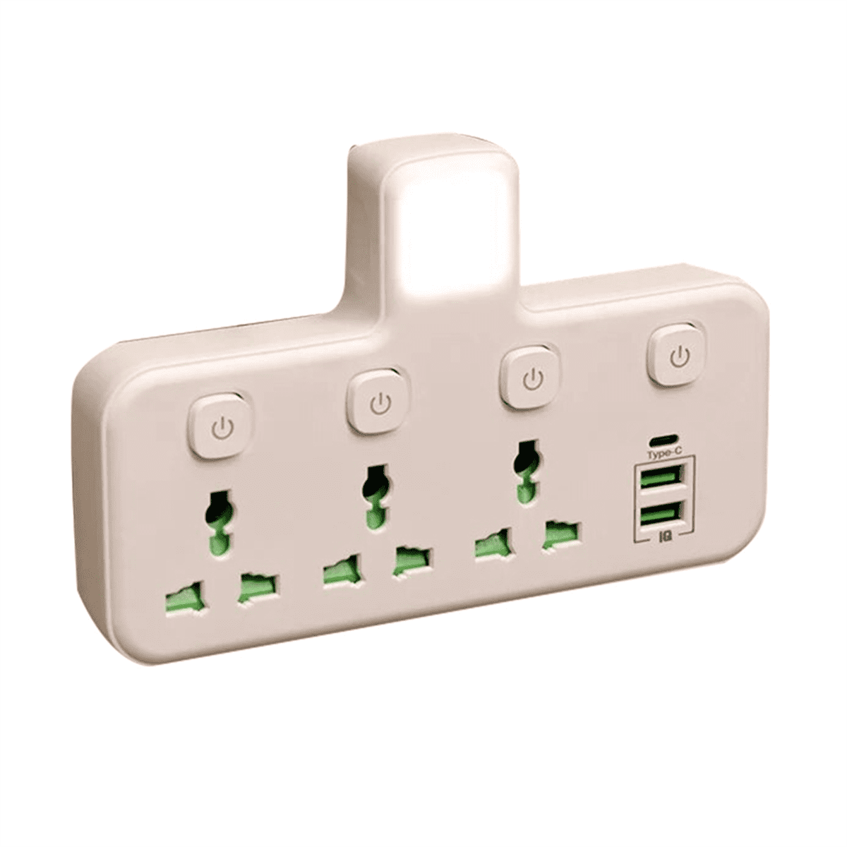 Multi Outlet Power Strip Wall Socket Universal Network Filter USB ...