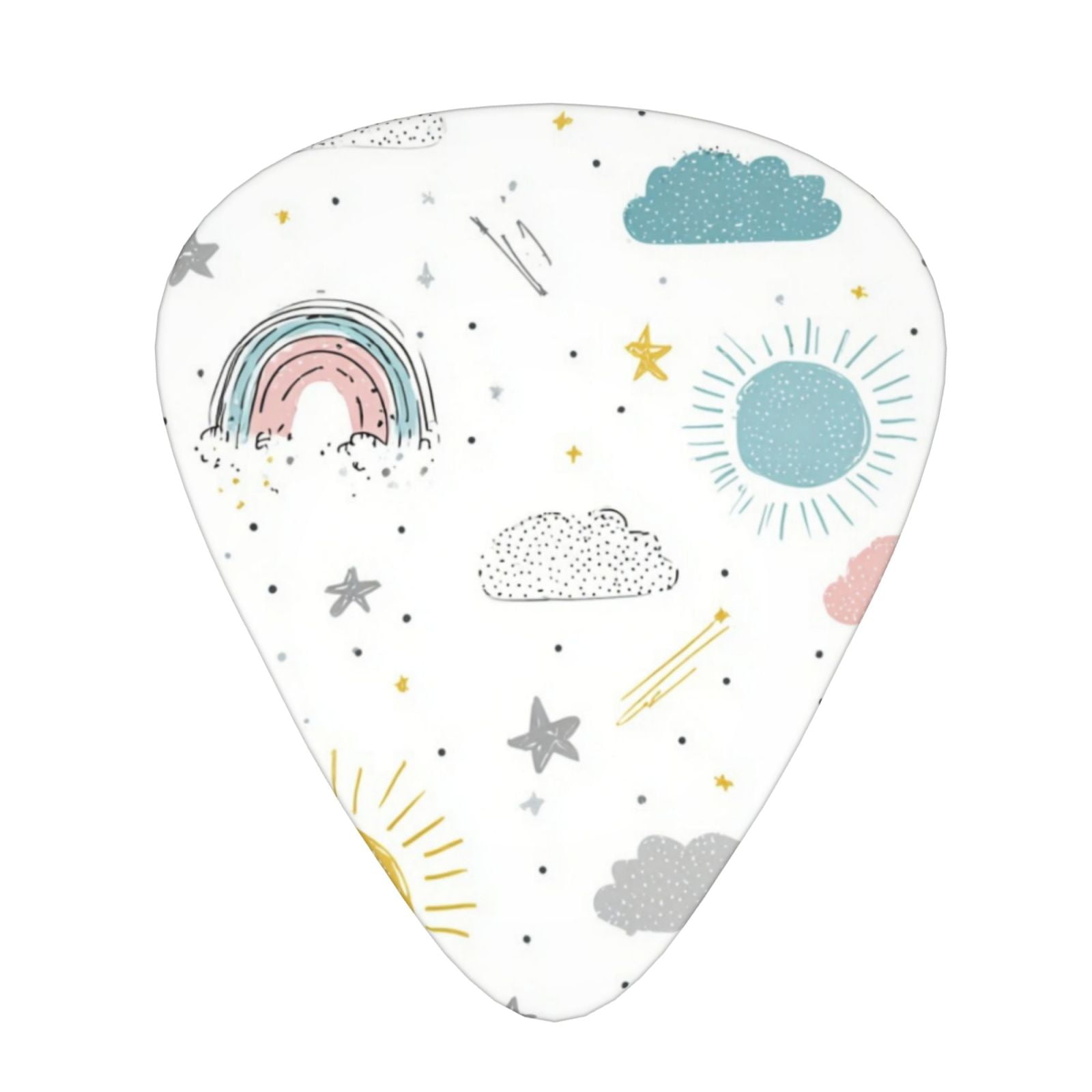 Multi-Pack ABS Guitar Picks 12/60/108/120/144/216 PCS - Rainbow - 108 ...