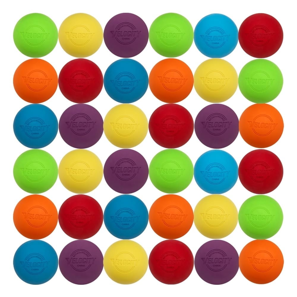 Velocity Lacrosse Balls – 36 Pack – Official Size, NFHS & College ...