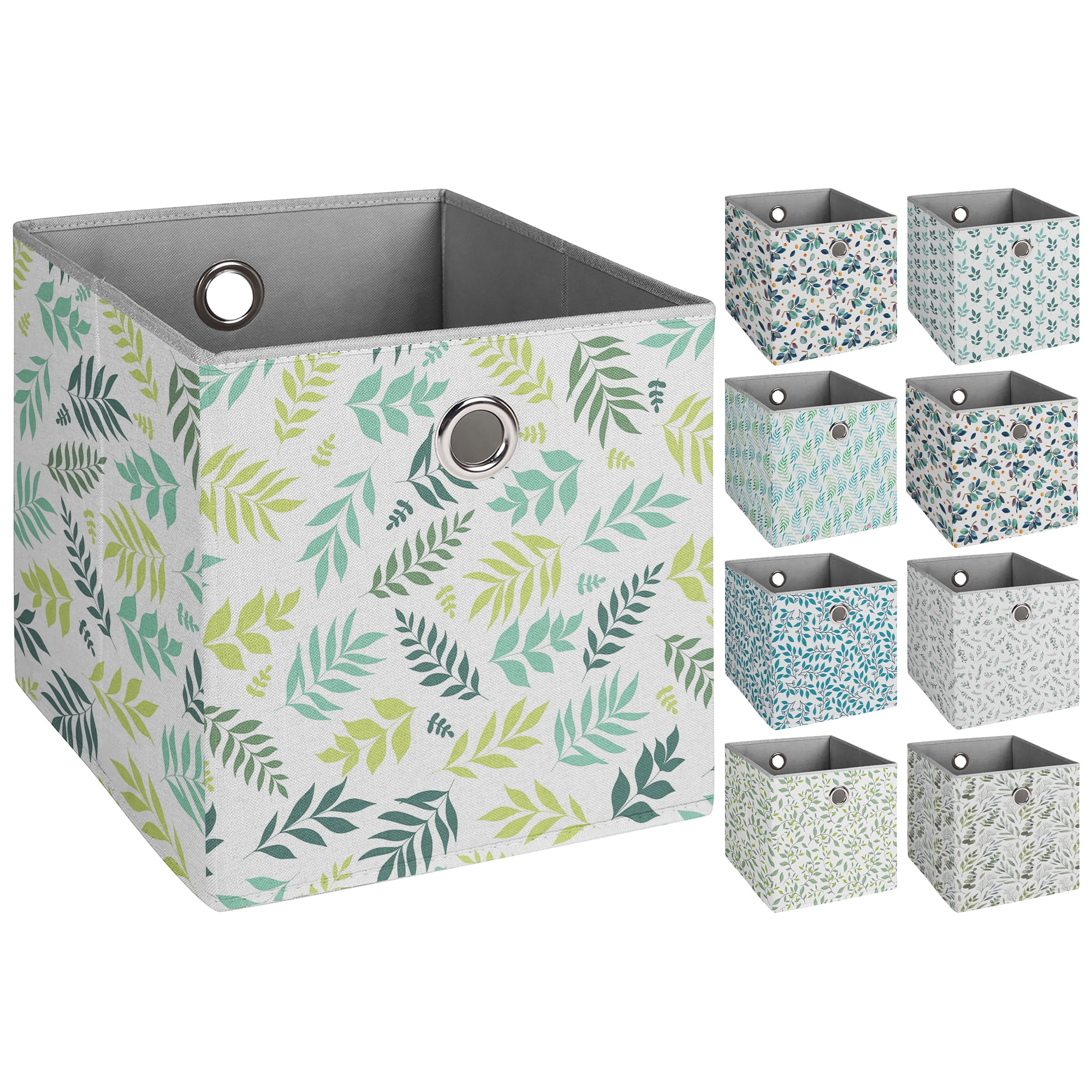 Multi-Pack Multipurpose Stackable Basic Fabric Collapsible Storage Bin ...