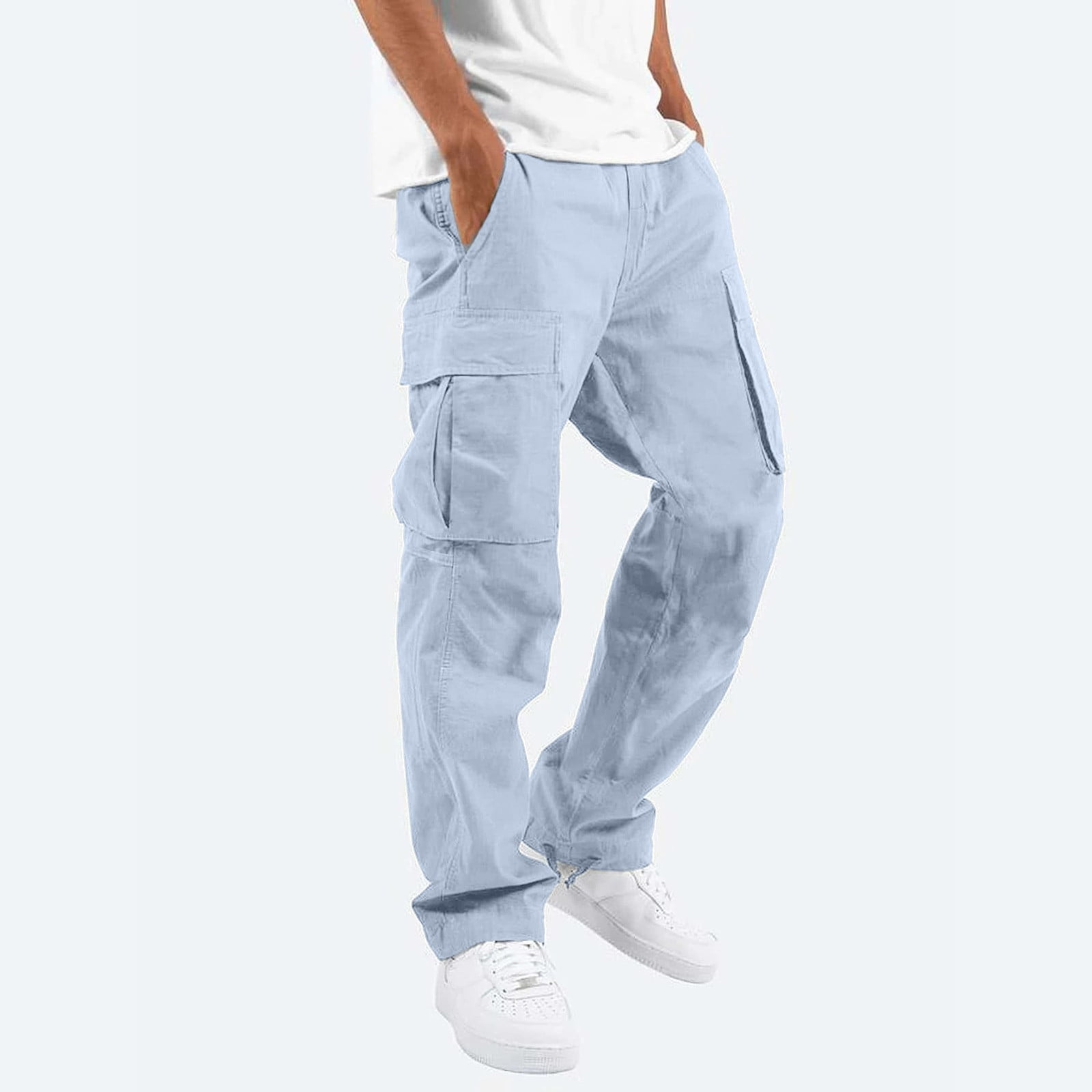 Multi Pants for Men Cargo Baggy Cargo Pants for Men Casual Stretch ...
