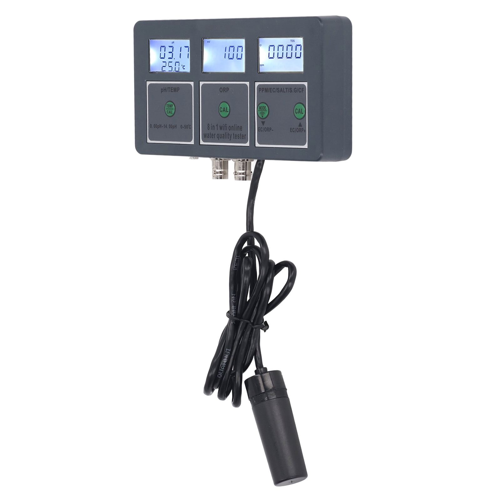 Multi Parameter Water Quality Tester S.G PH EC SALT ORP TDS CF TEMP 8 ...