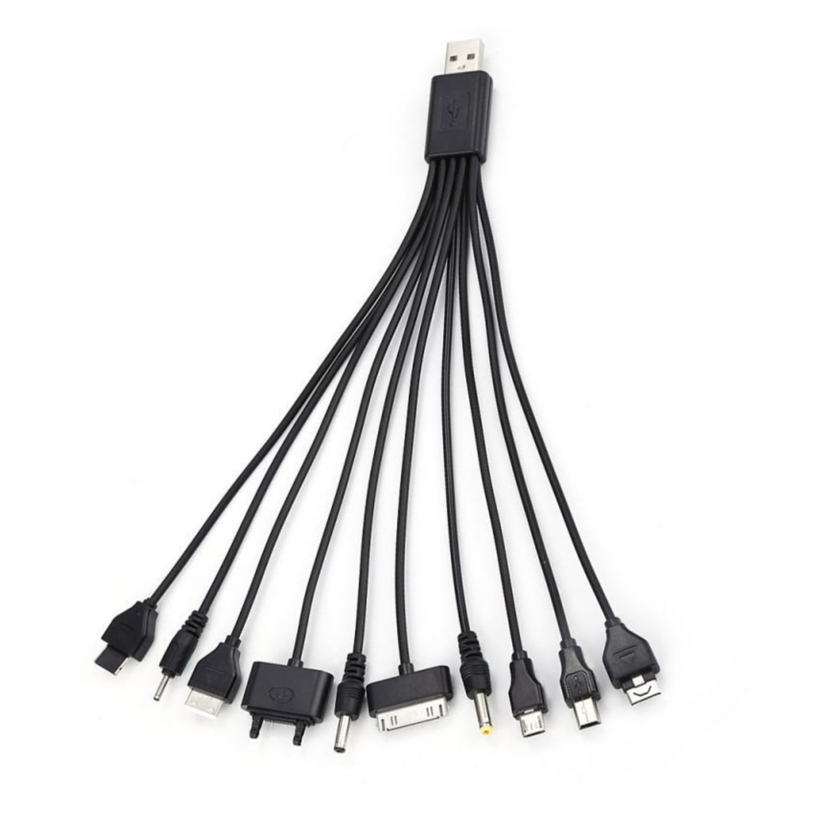 Multi Pin Cable Charger USB Adapter Cable Data Wire Cord 10 In 1 ...