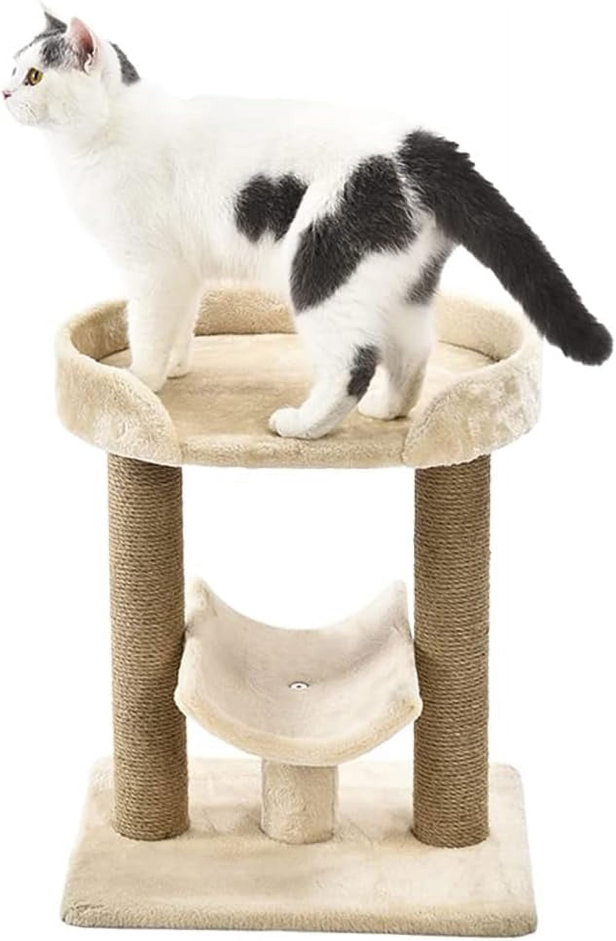 Multi- Platform Cat Tree with Scratching Post for Indoor Cats up to ...