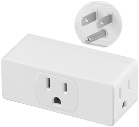 Multi Plug Outlet Extender 1pack, Multiple Outlet Splitter, 3 Outlet ...