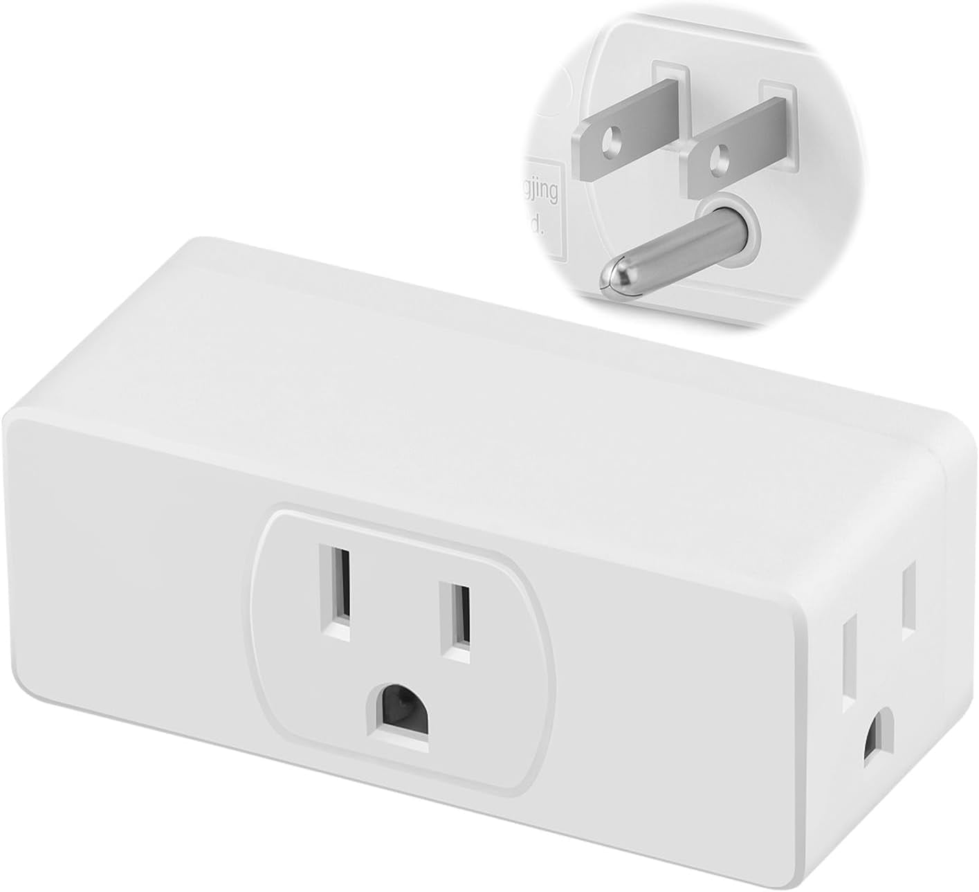 Multi Plug Outlet Extender 1pack, Multiple Outlet Splitter, 3 Outlet ...