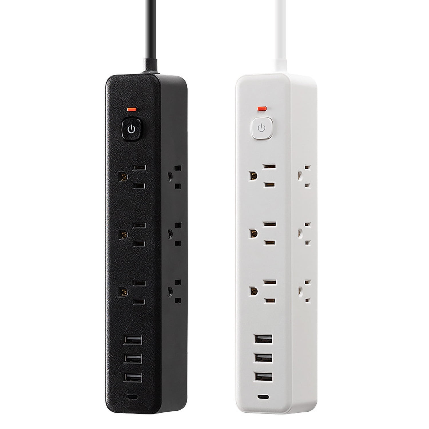 Multi Plug Outlet Extender, KOSIY 3-Side Non Surge Power Strip USB Fast ...