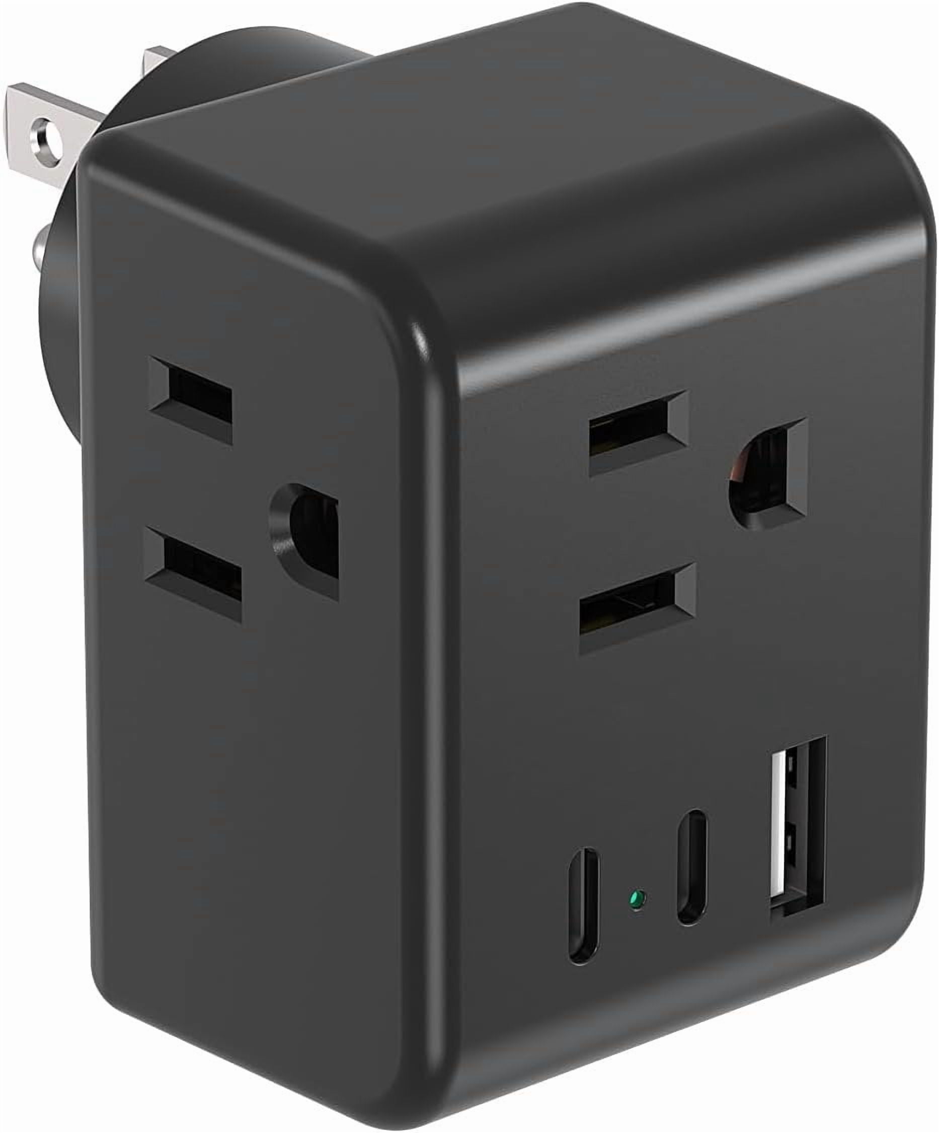 Multi Plug Outlet Extender, Power Strip Non Surge Protector Outlet ...