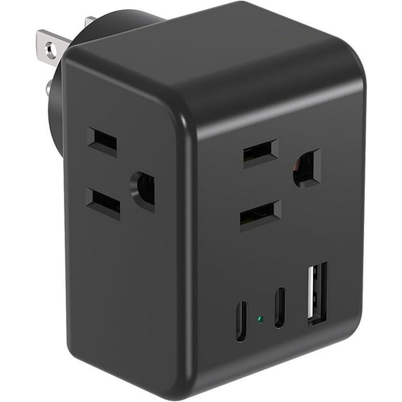 Multi Plug Outlet Extender, Power Strip Non Surge Protector Outlet ...