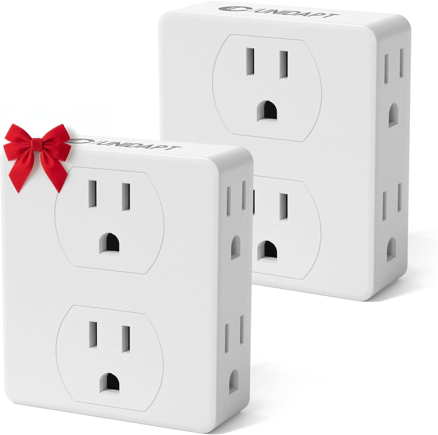 Multi Plug Outlet Splitter, Multiple Outlets Extender Adapter with 6 AC ...
