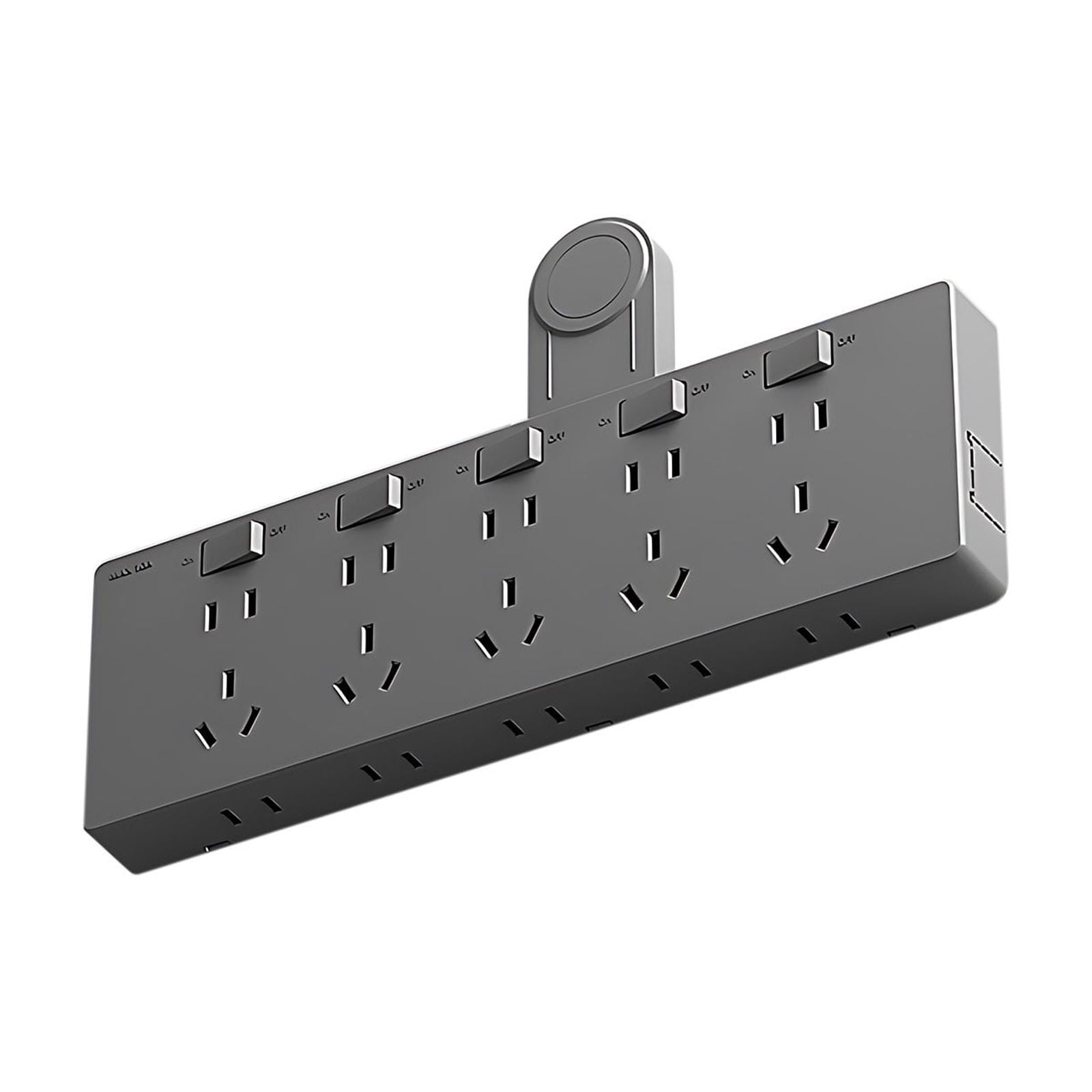 Multi-Plug Wall Outlet Extender - 4 AC Outlets with Individual Switches ...