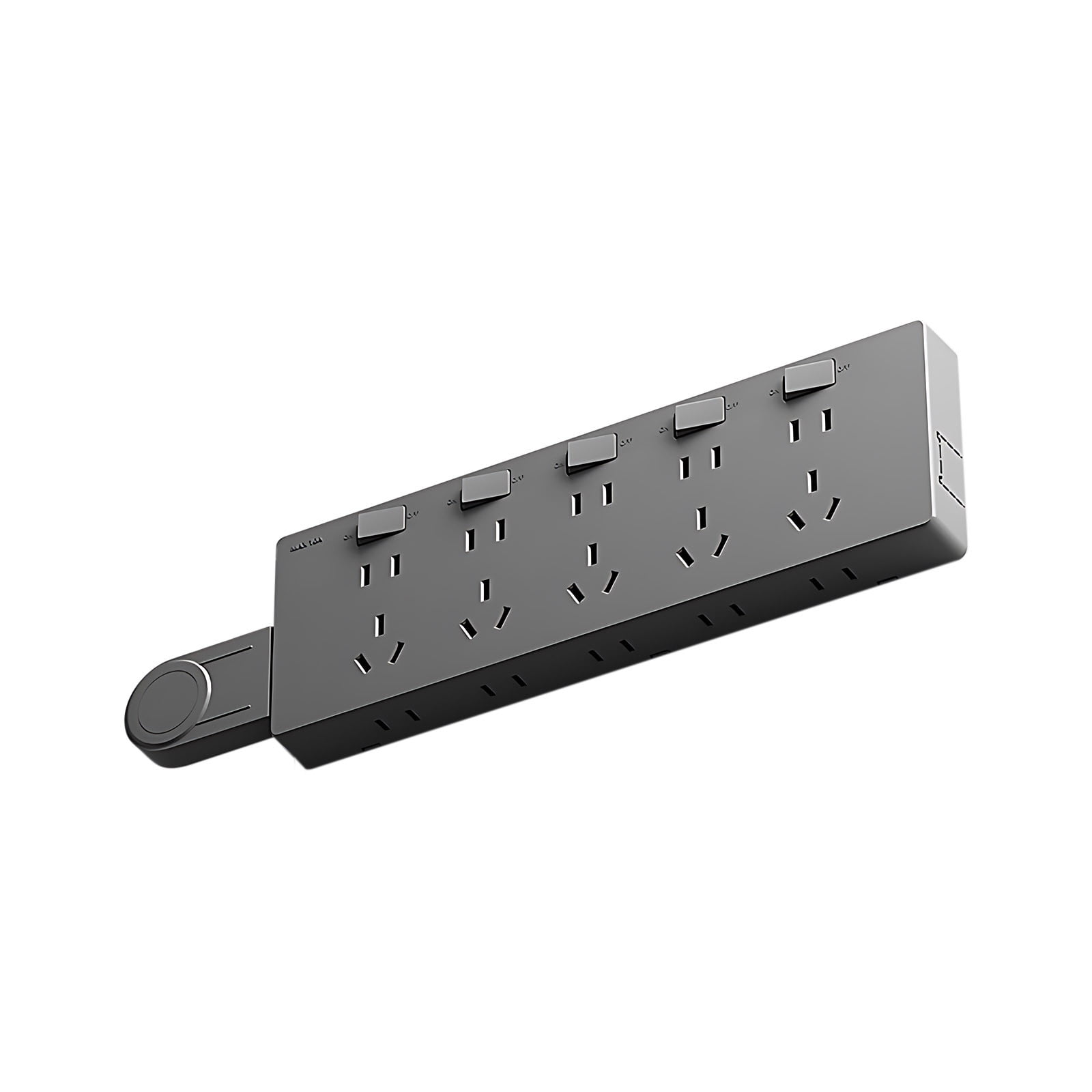 Multi-Plug Wall Outlet Extender - 4 AC Outlets with Individual Switches ...