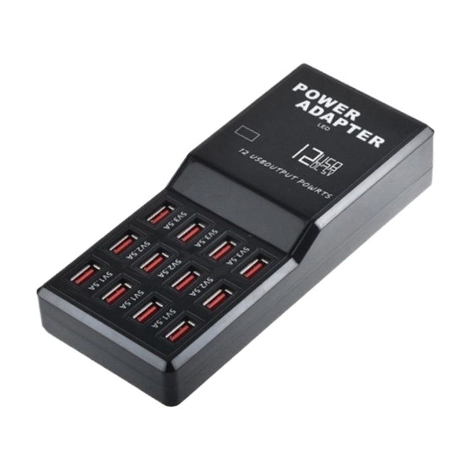 Multi Port 12Ports USB Charging Station Power Outlet Speed Wall Charger ...