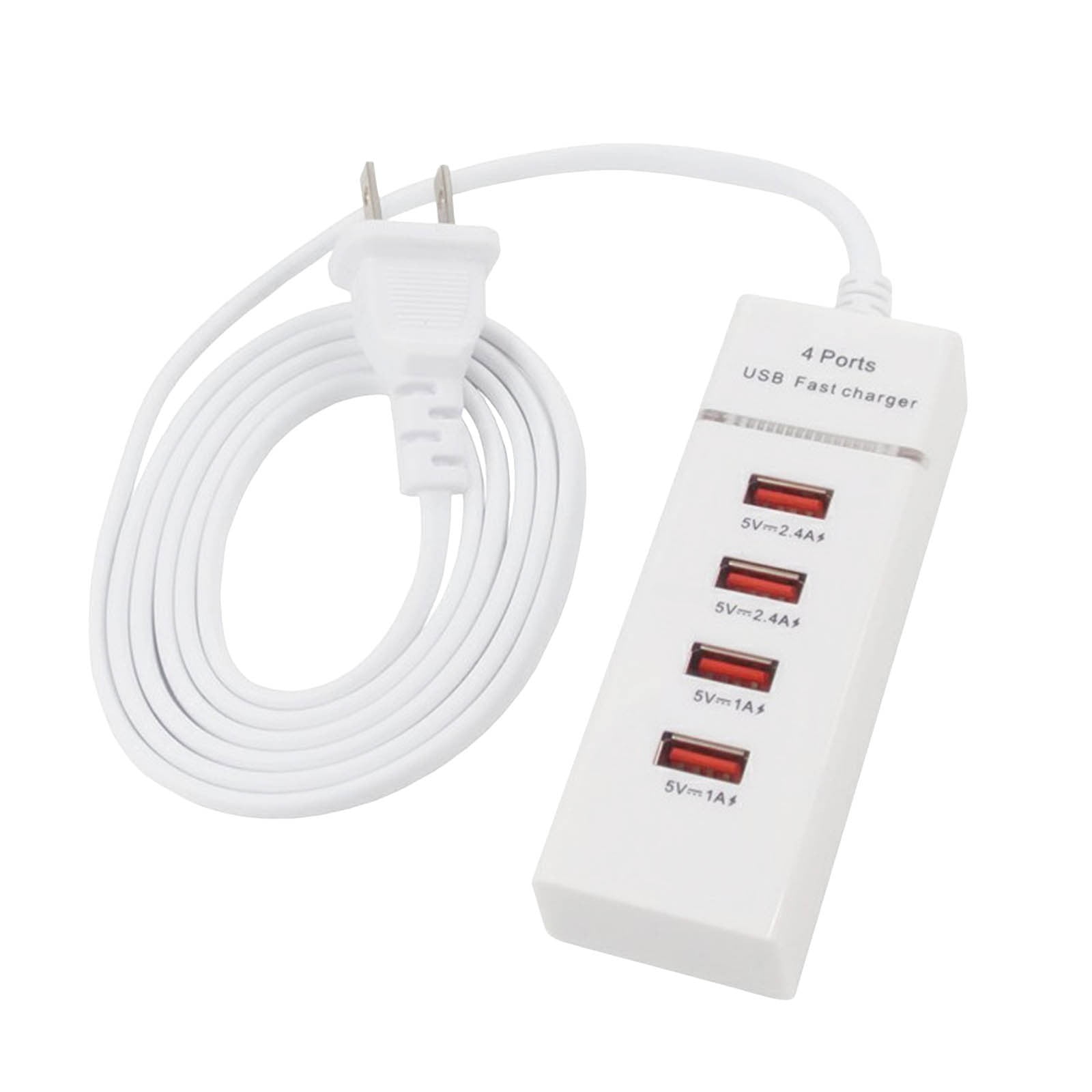 Multi Port Charger 4USB Charger With 1.5M Line Can Charge Up To Four ...