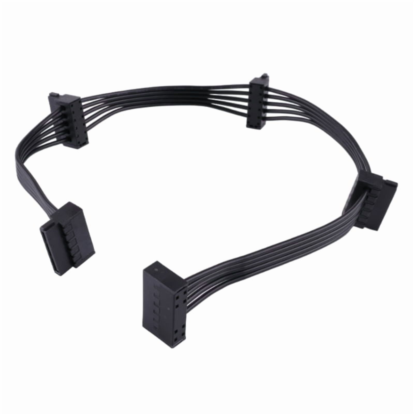 15Pin Sata Power Supply Splitter Cable for Hard Drive Sata 15pin To 4 ...