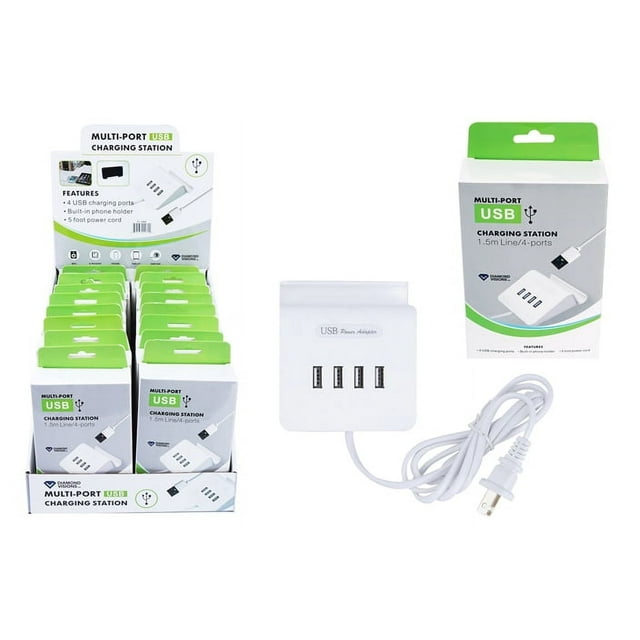 Multi-Port USB Charging Station - Walmart.com