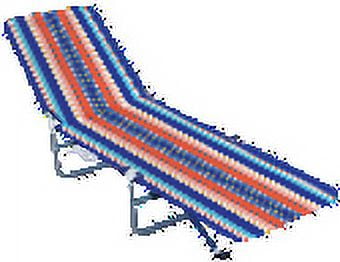 RIO Brands Multi-Position Folding Outdoor Sun Lounger, Beach Camping ...