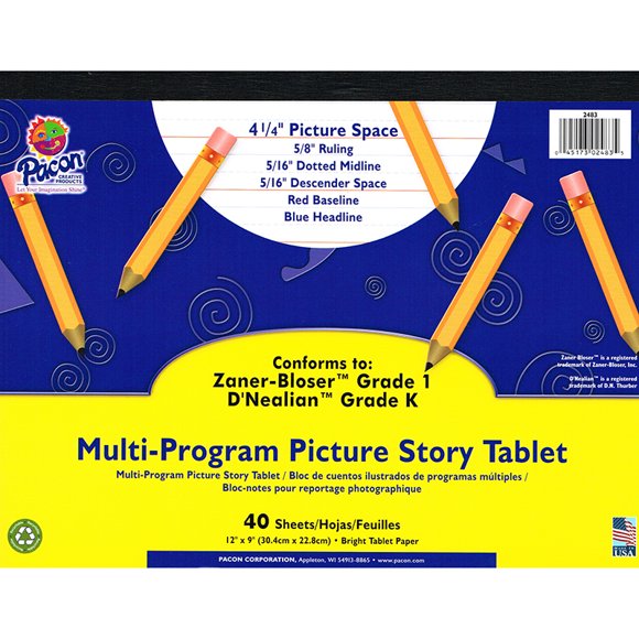 Writing Tablets Kindergarten