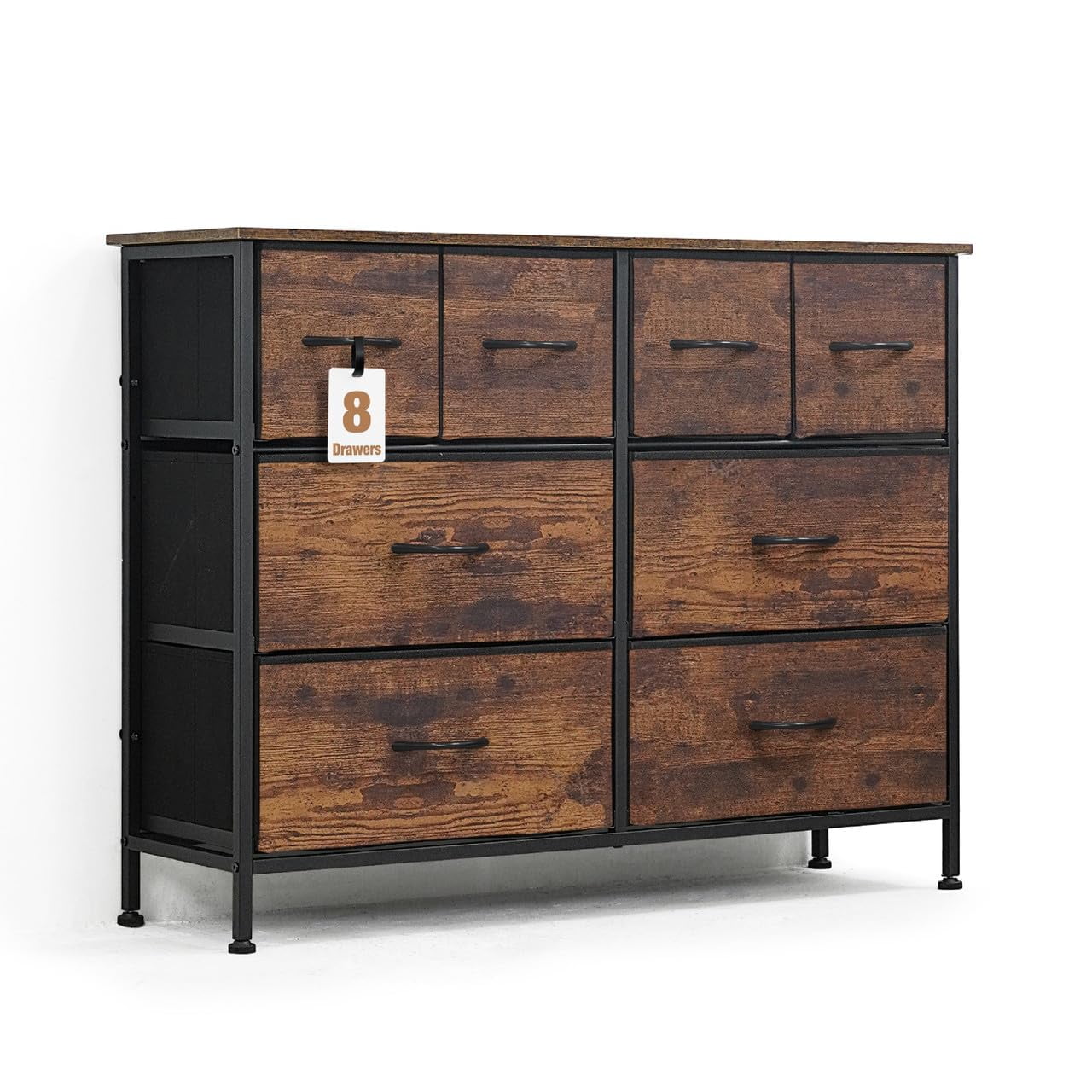 Multi-Purpose 8-Bin Fabric Drawer Tower, Sorting Storage Unit with P2 ...