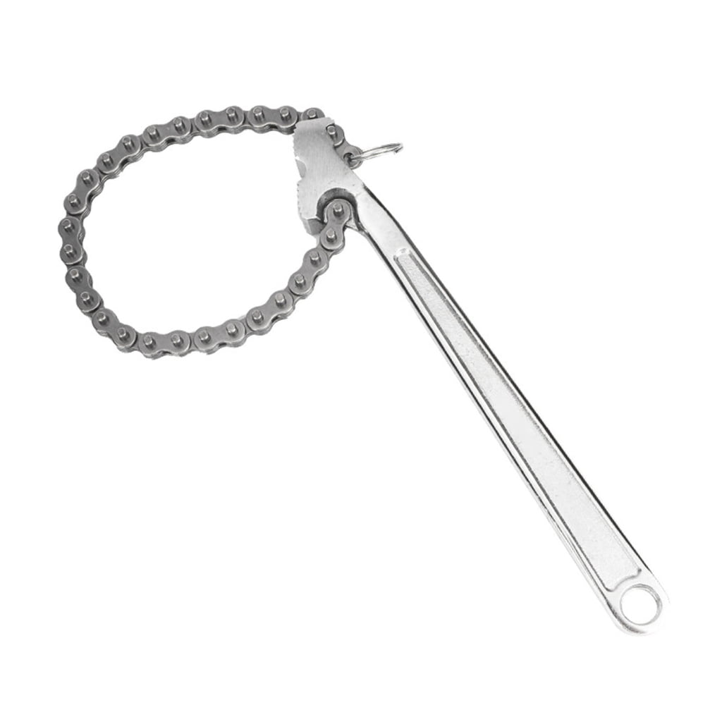 Multi Purpose Adjustable Chain Belt Oil Filter Removal Wrench Fine ...