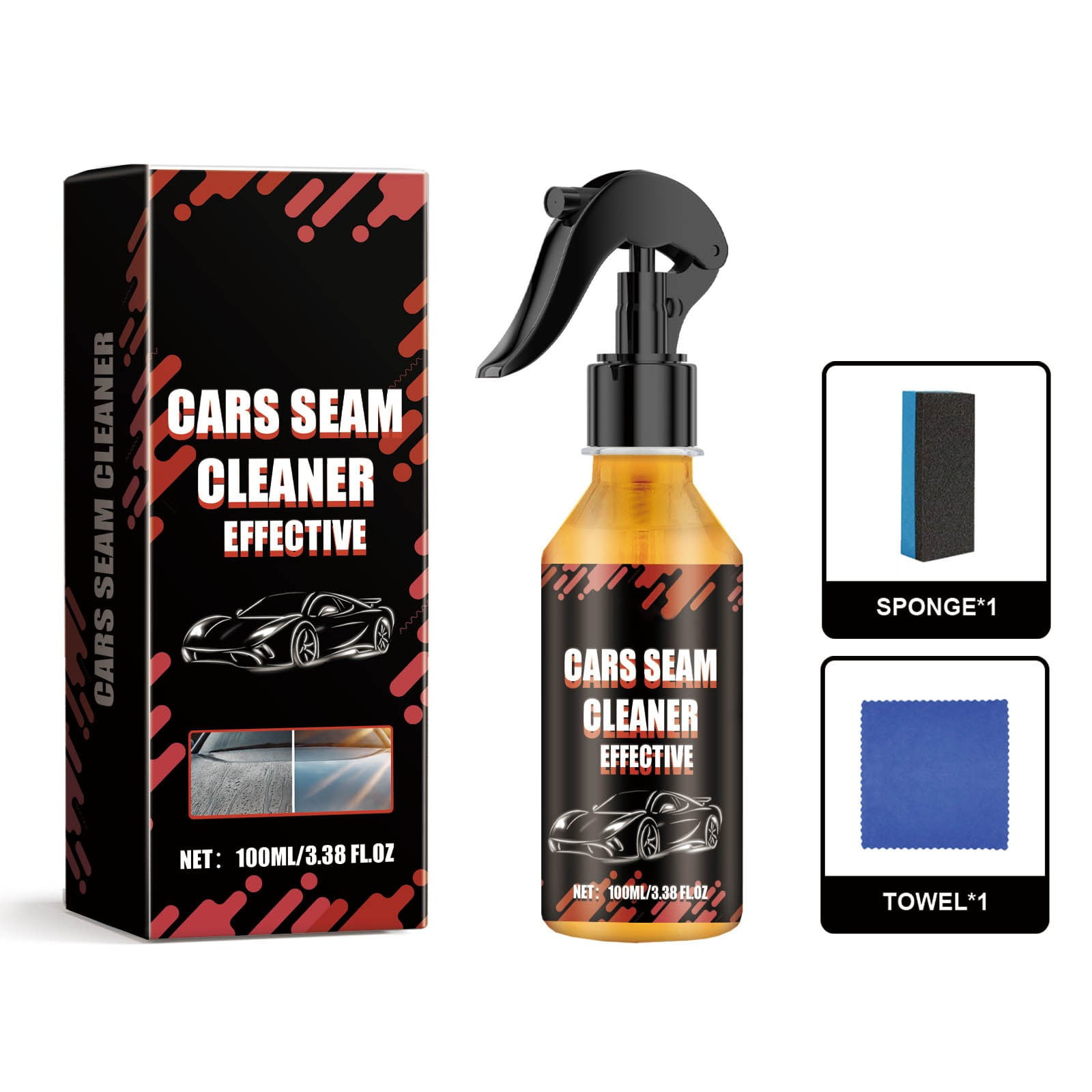 Multi-Purpose Automotive Seam Cleaner - 100ml Penetrating Formula for ...