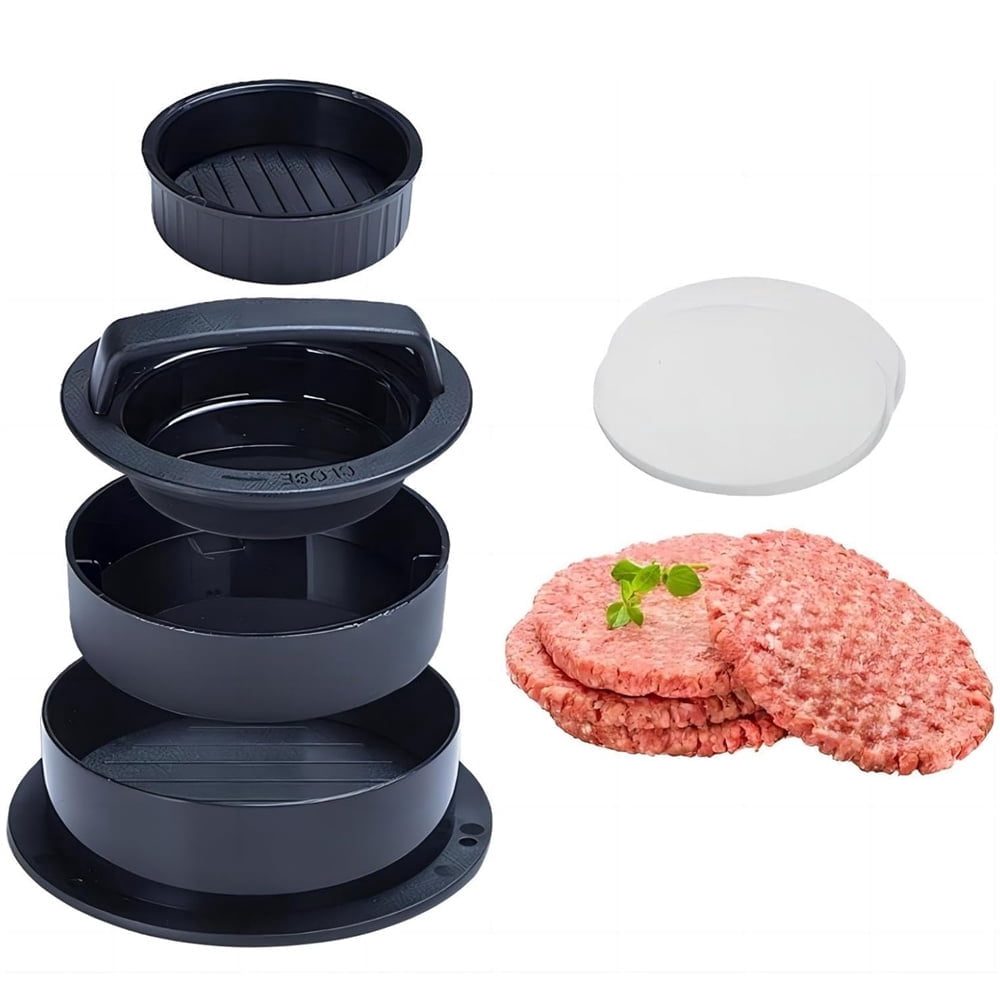3-in-1 Stuffed Burger Moldeds,Non Stick Meat Beef Patty Press,Plastic ...
