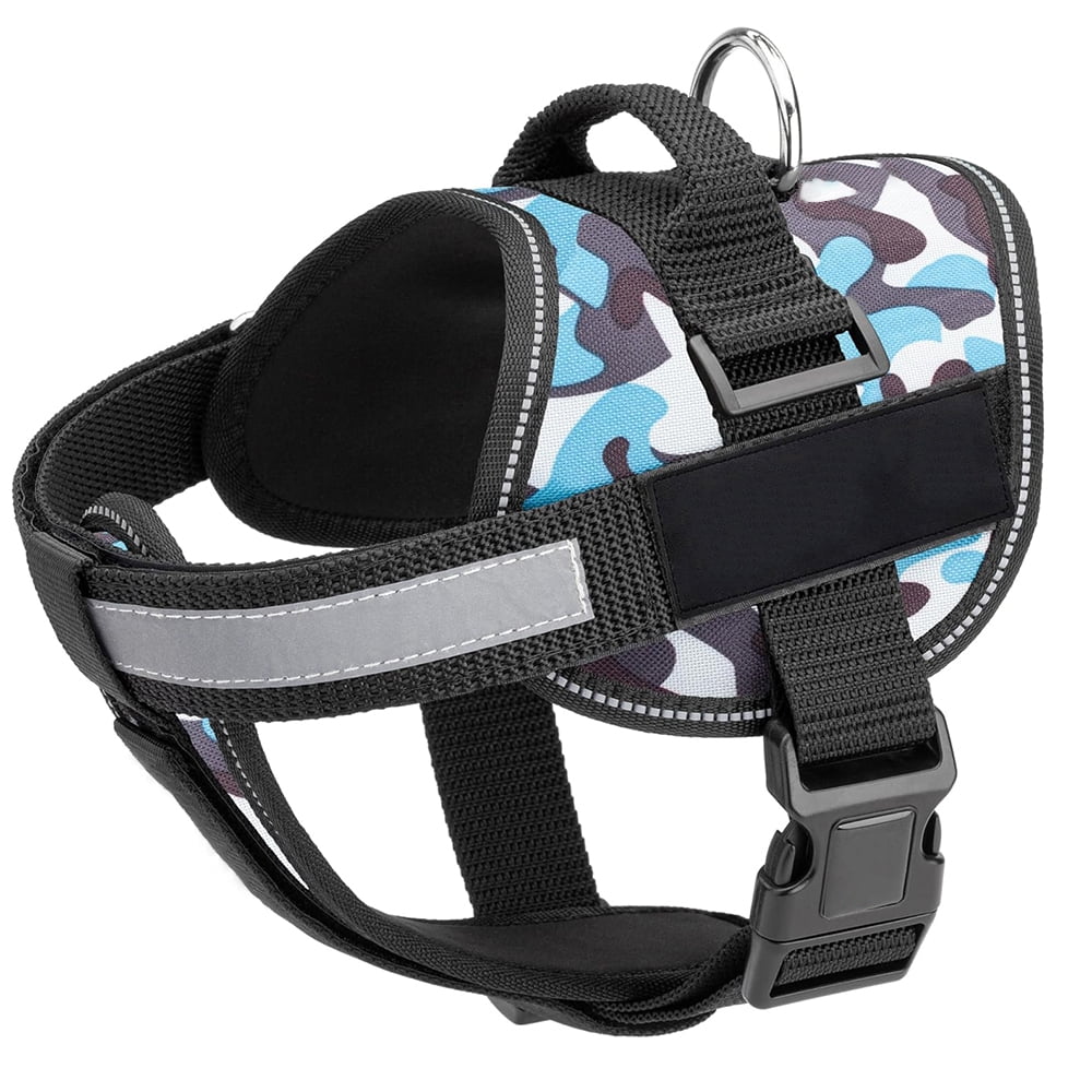 Multi-Purpose Camo Vest Harness for Dogs with Removable Blank Patches ...