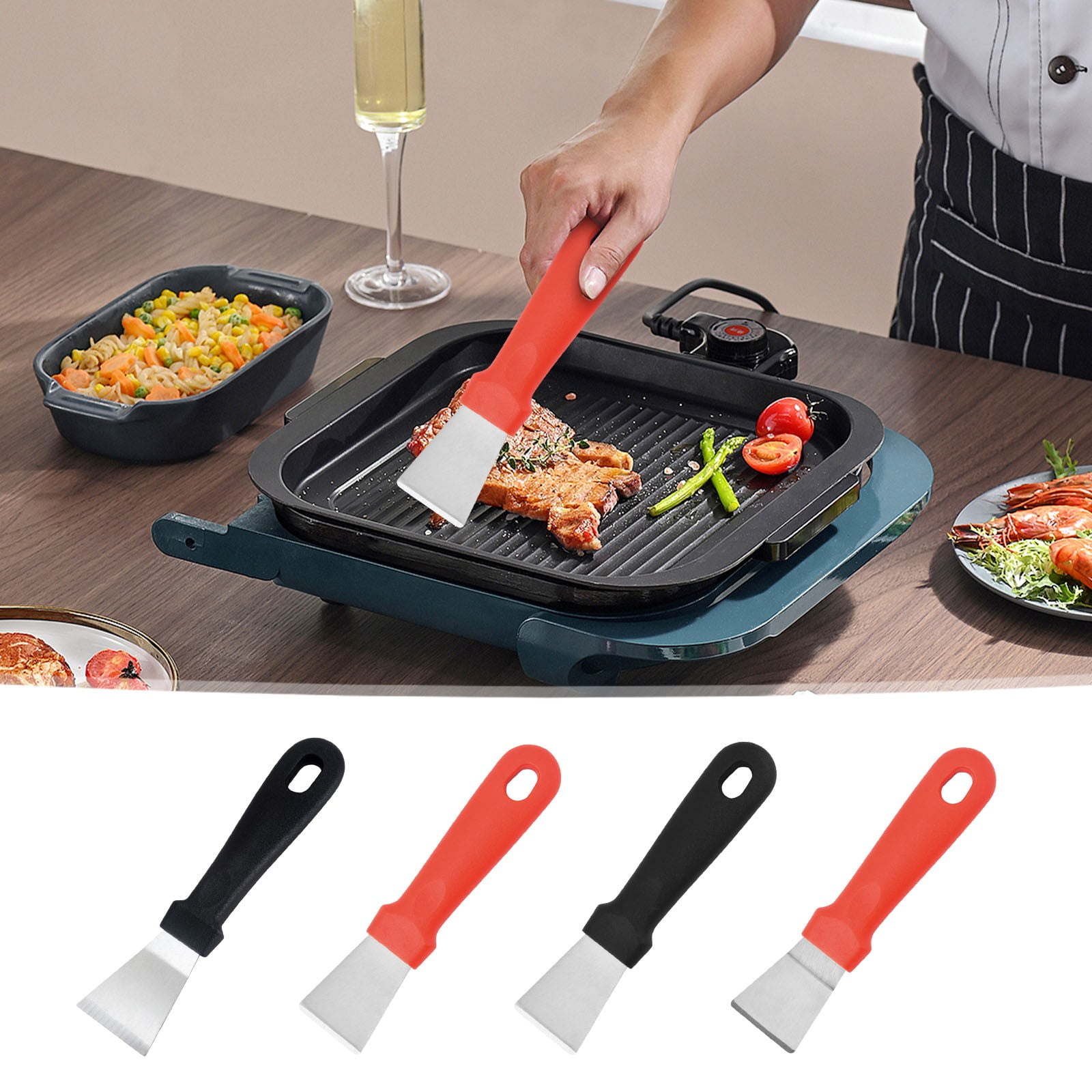 Multi-Purpose Ceramic Scraper Kitchen Cleaning Tool for Removing Dirt ...