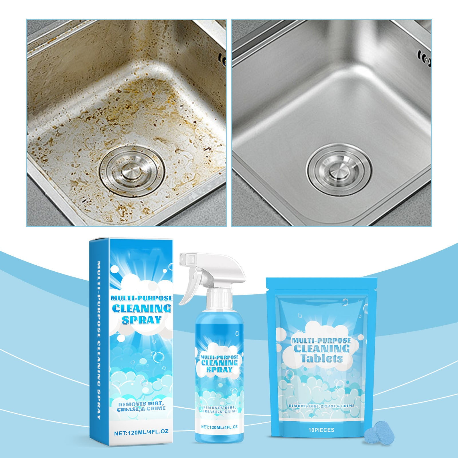 Multi-Purpose Cleaner 120ml | Rapid Stain Removal & Deep Penetration ...