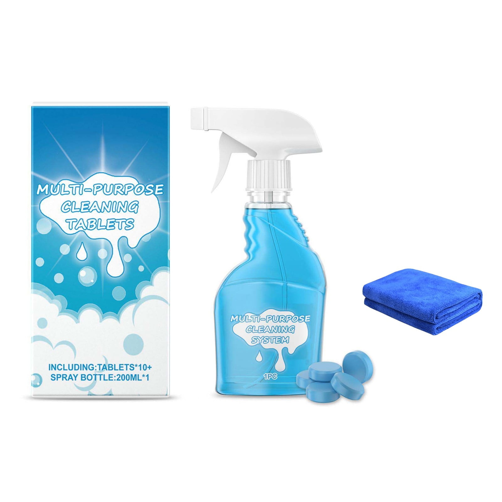 Multi-Purpose Cleaner and Cleaning Tablets, Grease & Stain Remover ...