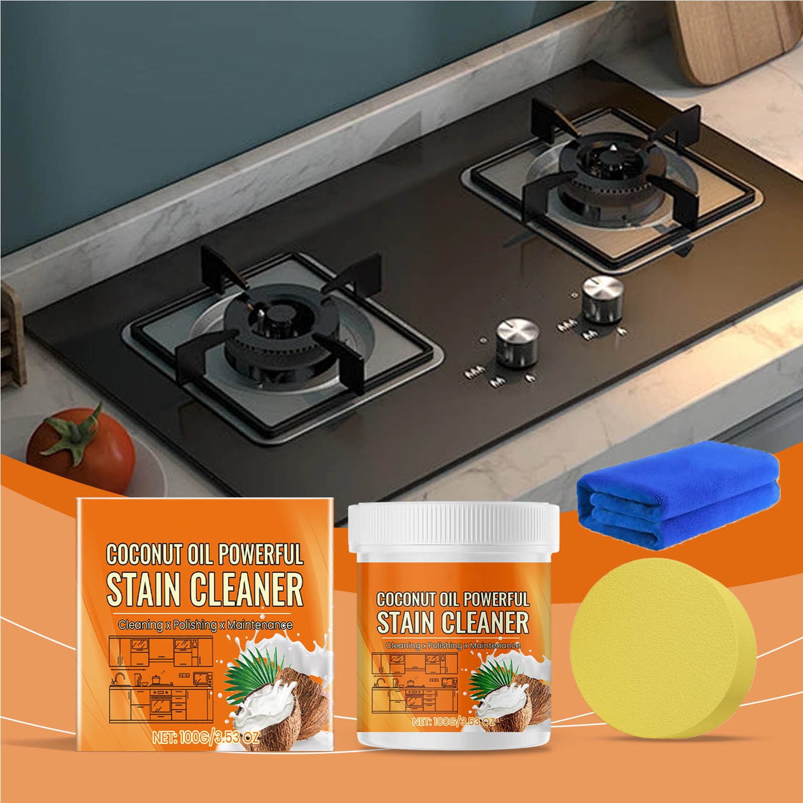 Multi-Purpose Cleaning Paste, No-Water Shoe Whitener and Surface ...