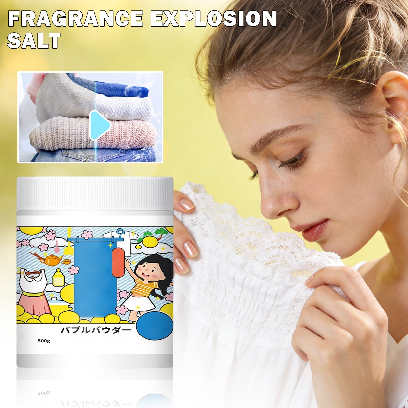 Multi-Purpose Cleaning Powder 500G, Powerful Stain Remover For Laundry ...