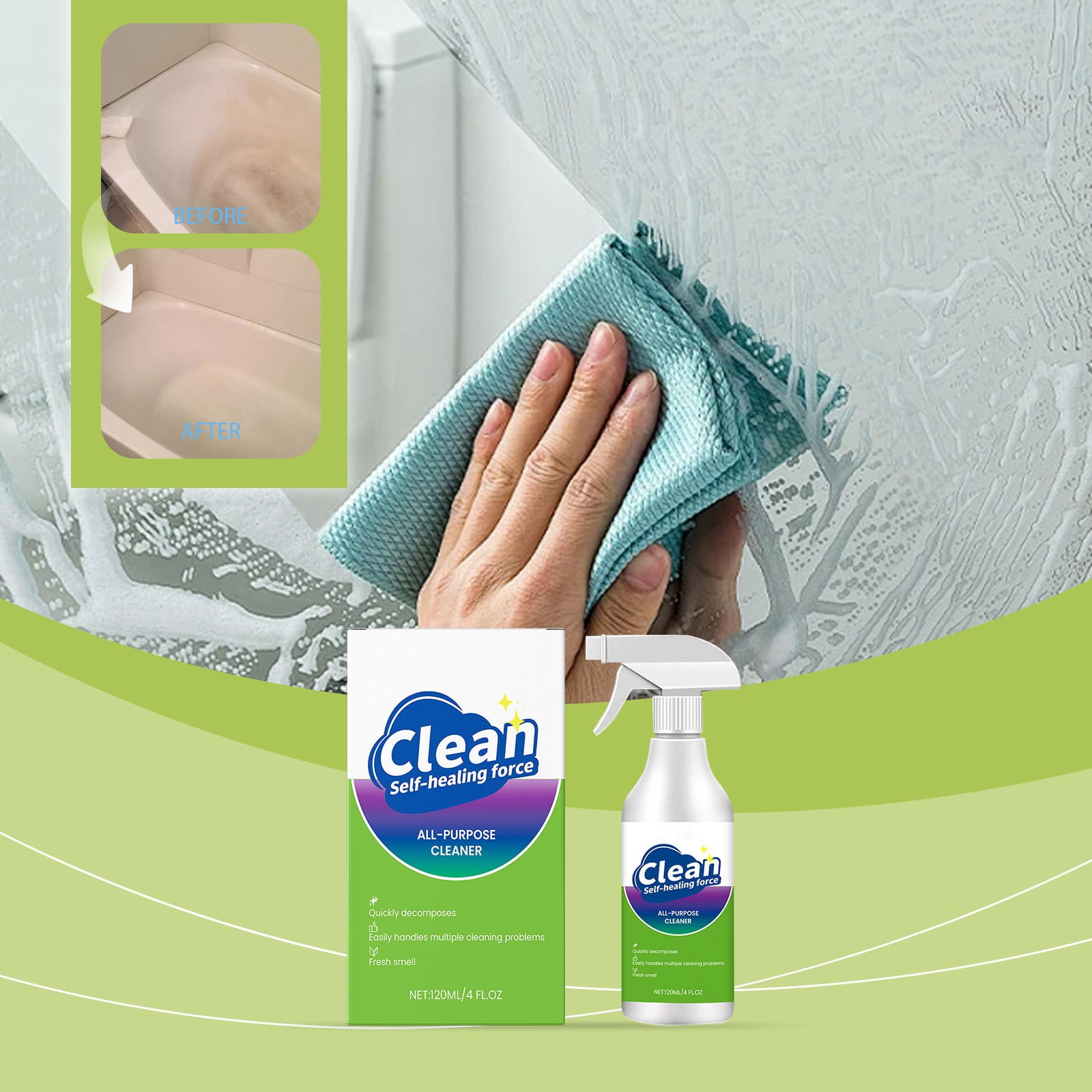 Multi-Purpose Cleaning Spray 120ml, Degreasing & Deep cleaning Formula ...