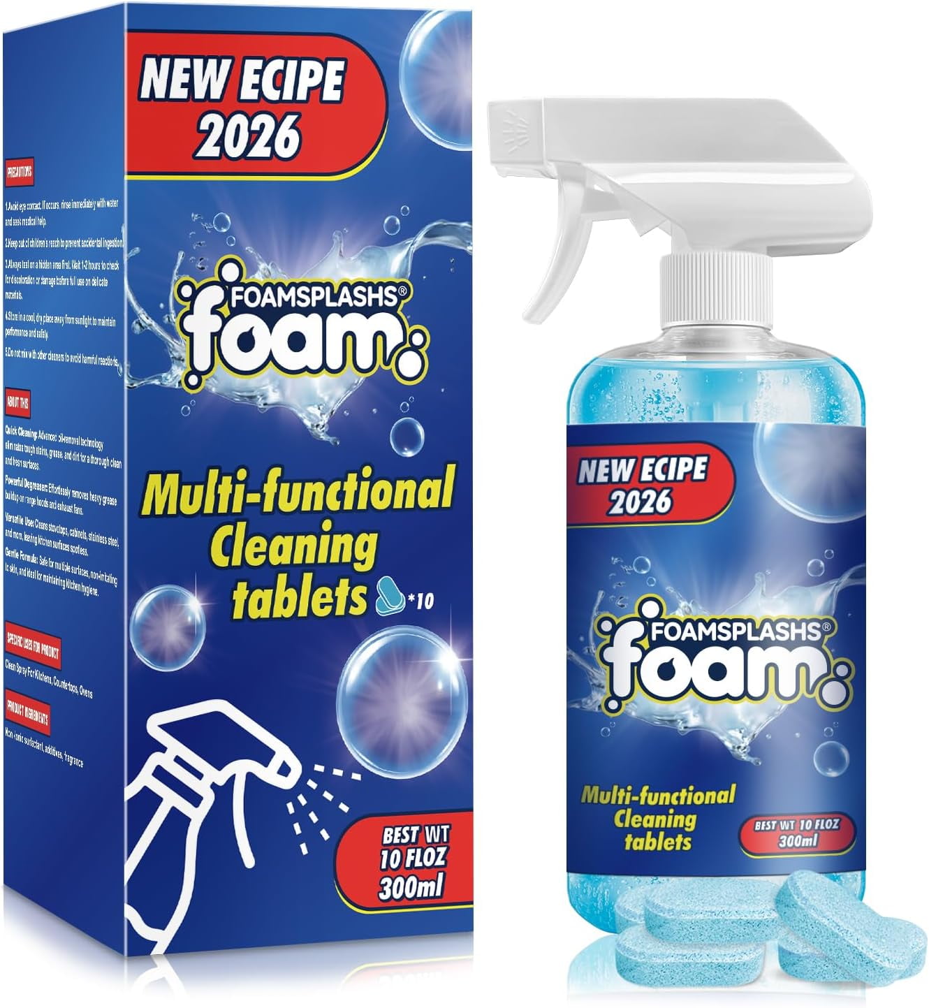 Multi-Purpose Cleaning Tablets,2026 New Upgrade, Multi-Purpose Cleaning ...