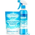 Multi-Purpose Cleaning Tablets - 5x Cleaning Tablets with Refillable ...