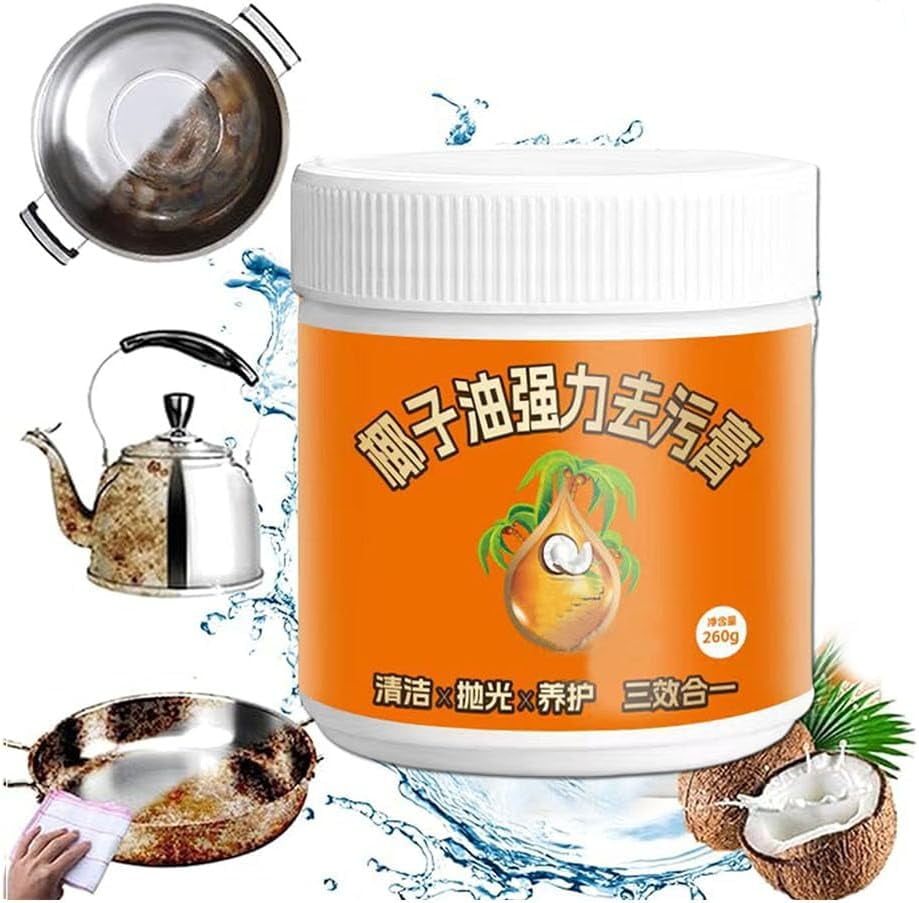 Multi-Purpose Coconut Oil Cleaning & Polishing Paste,Coconut Oil ...