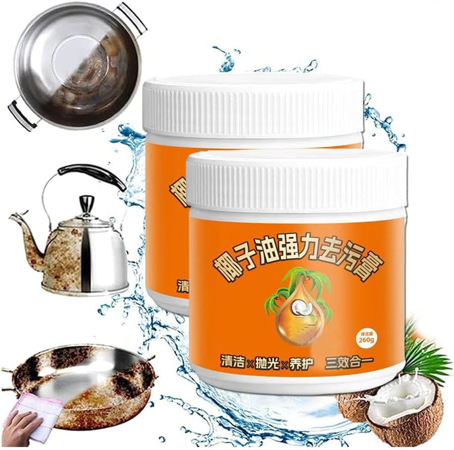 Multi-Purpose Coconut Oil Cleaning & Polishing Paste,Coconut Oil ...