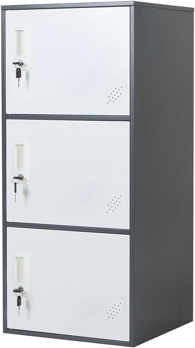 Multi-Purpose -Door Metal Storage Cabinet - Steel Locker Organizer for ...