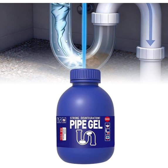 Multi-Purpose Drain Cleaner, Powerful Gel Formula for Fast Unclogging ...